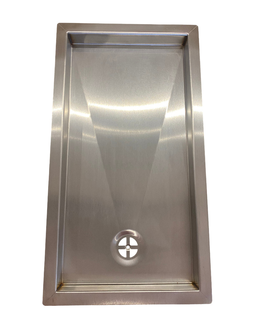 Flush Counter Sunk Stainless Steel Drip Tray